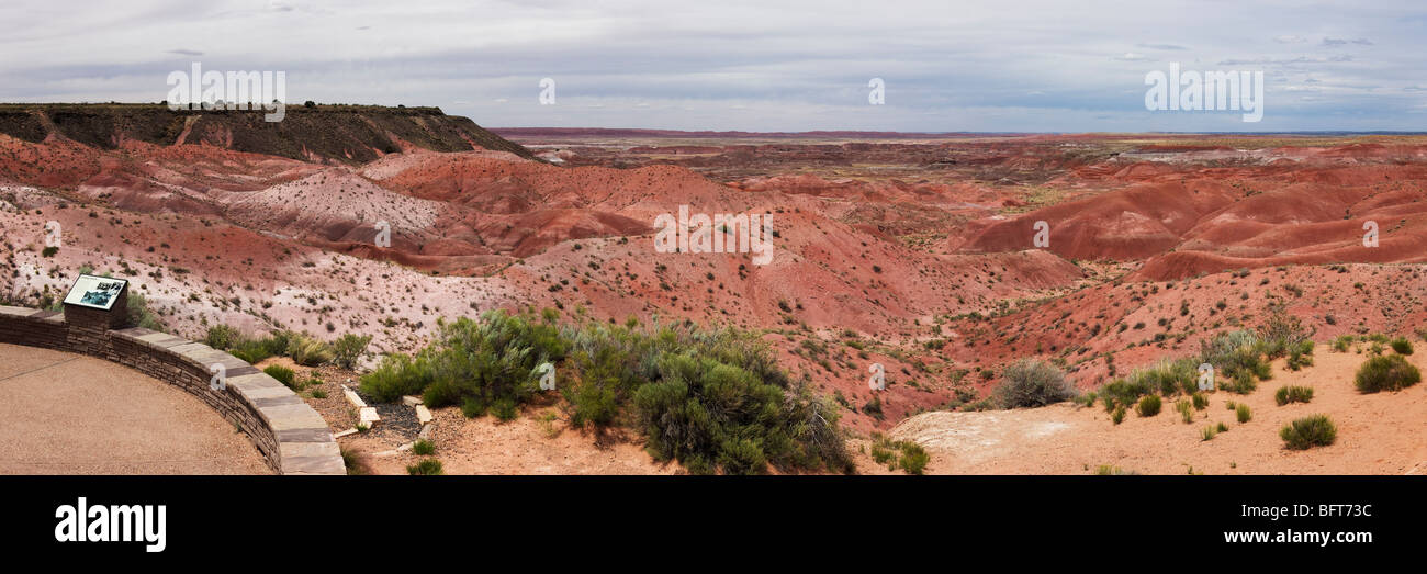 Painted Desert, Petrified Forest National Park, Arizona, USA Stock ...