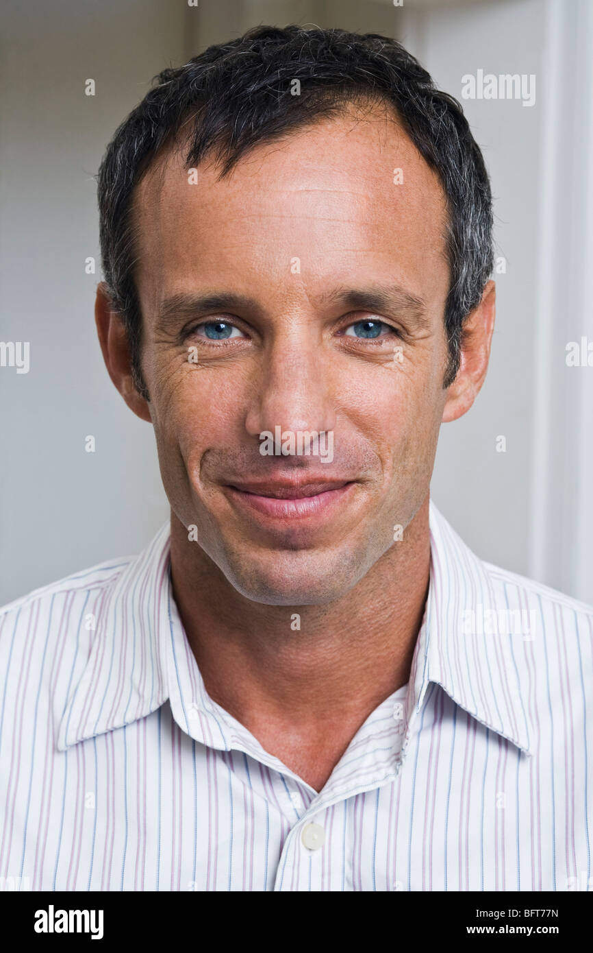 Portrait of Man Stock Photo - Alamy