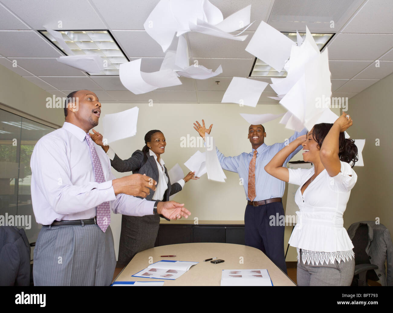 Business People at Meeting Stock Photo - Alamy