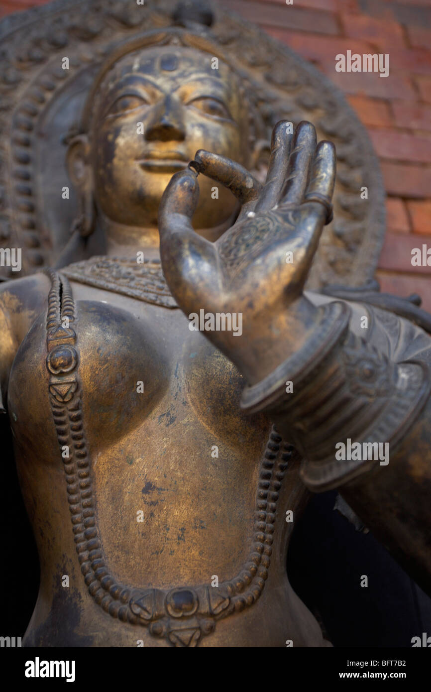 Statue in Lalitpur, Kathmandu, Nepal Stock Photo - Alamy