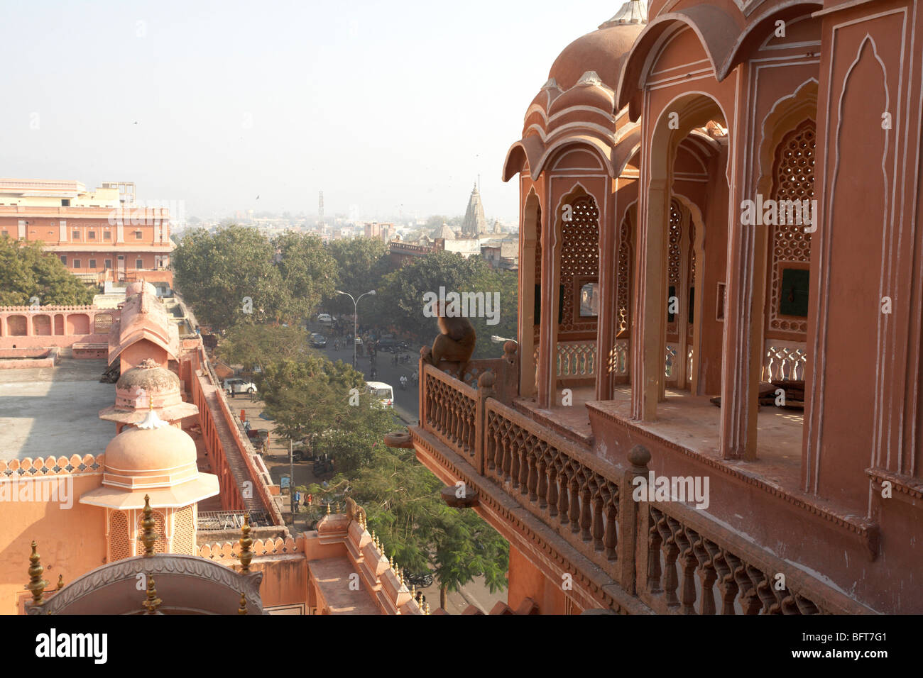 Hawa mahal from rooftop hi-res stock photography and images - Alamy