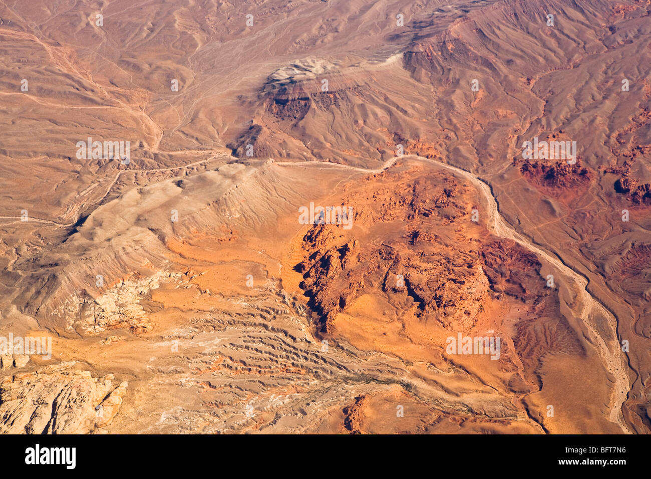 Aerial View of Desert Outside of Las Vegas, Nevada, USA Stock Photo - Alamy