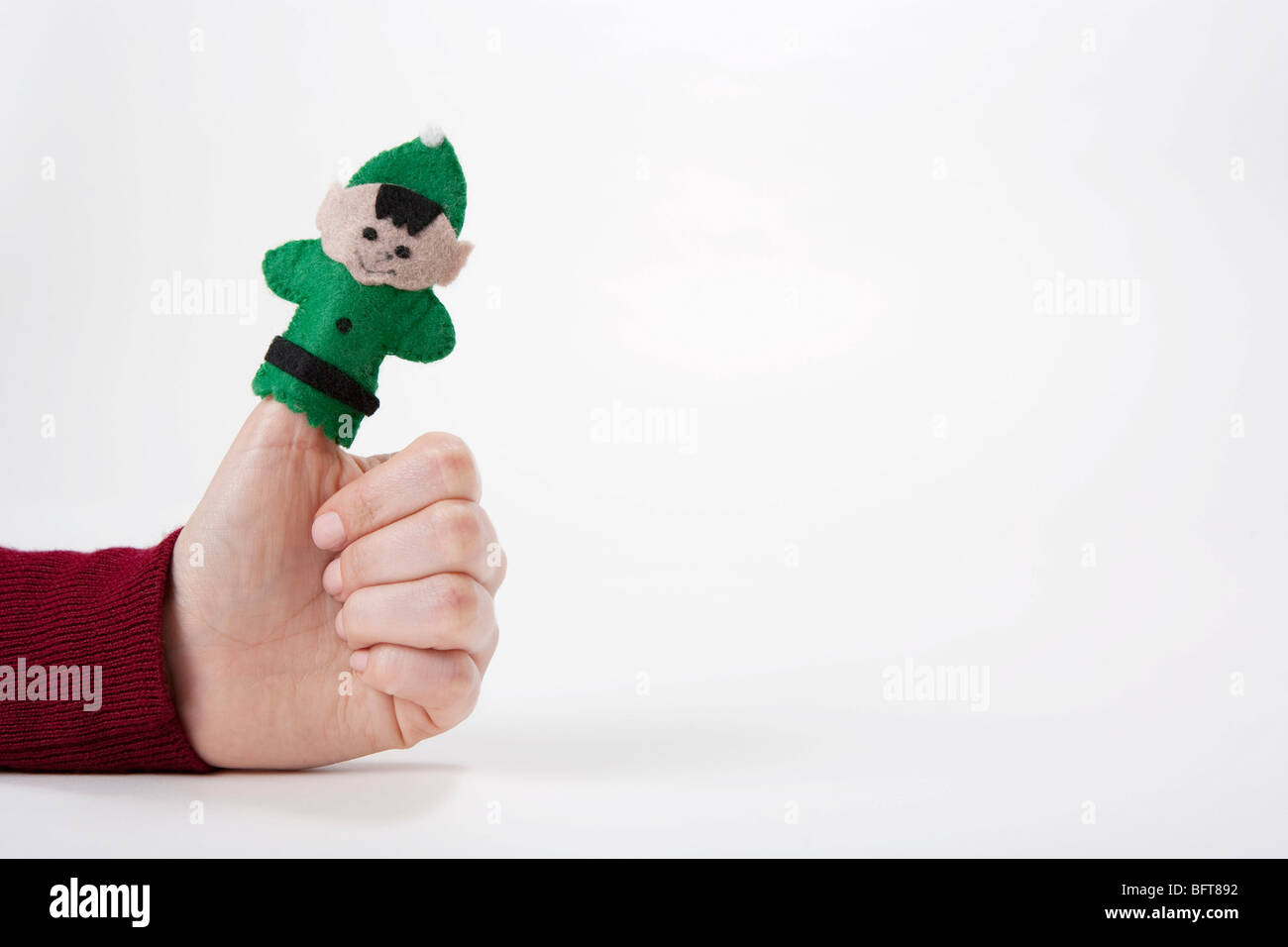 Elf Finger Puppet Stock Photo - Alamy