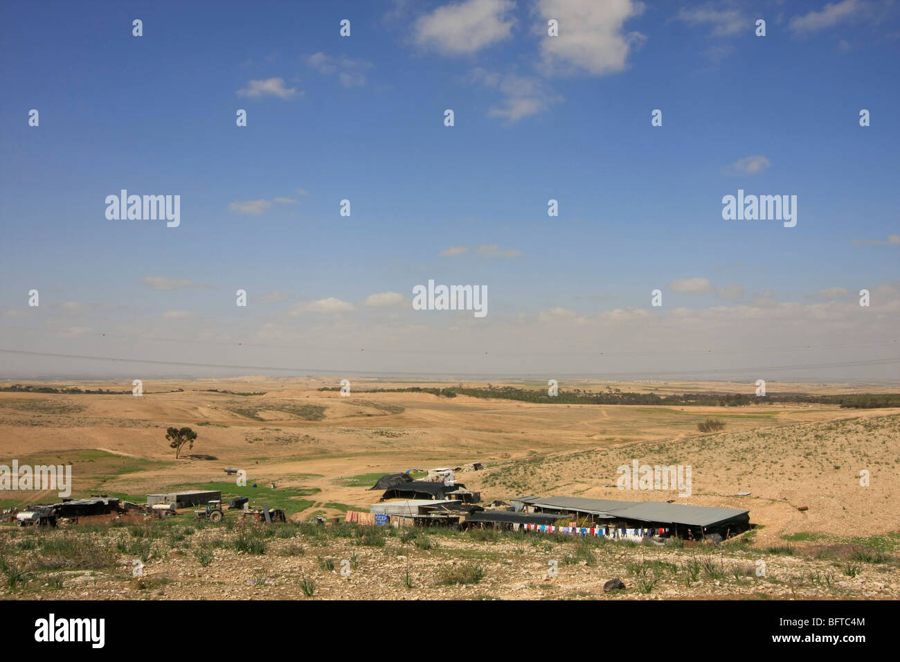 Israel, Bedouin settlement in the northern Negev Stock Photo - Alamy
