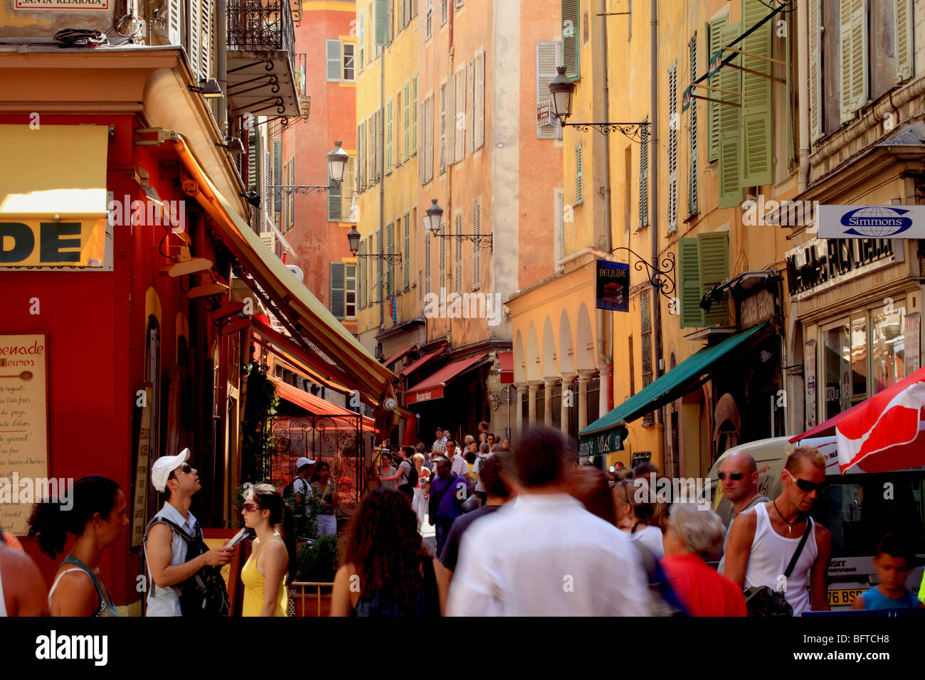 Lively mediterranean town hi-res stock photography and images - Alamy