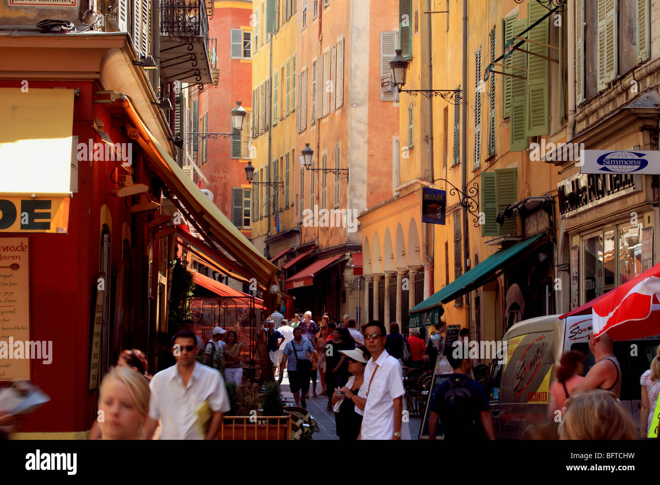 Nice france old town hi-res stock photography and images - Alamy
