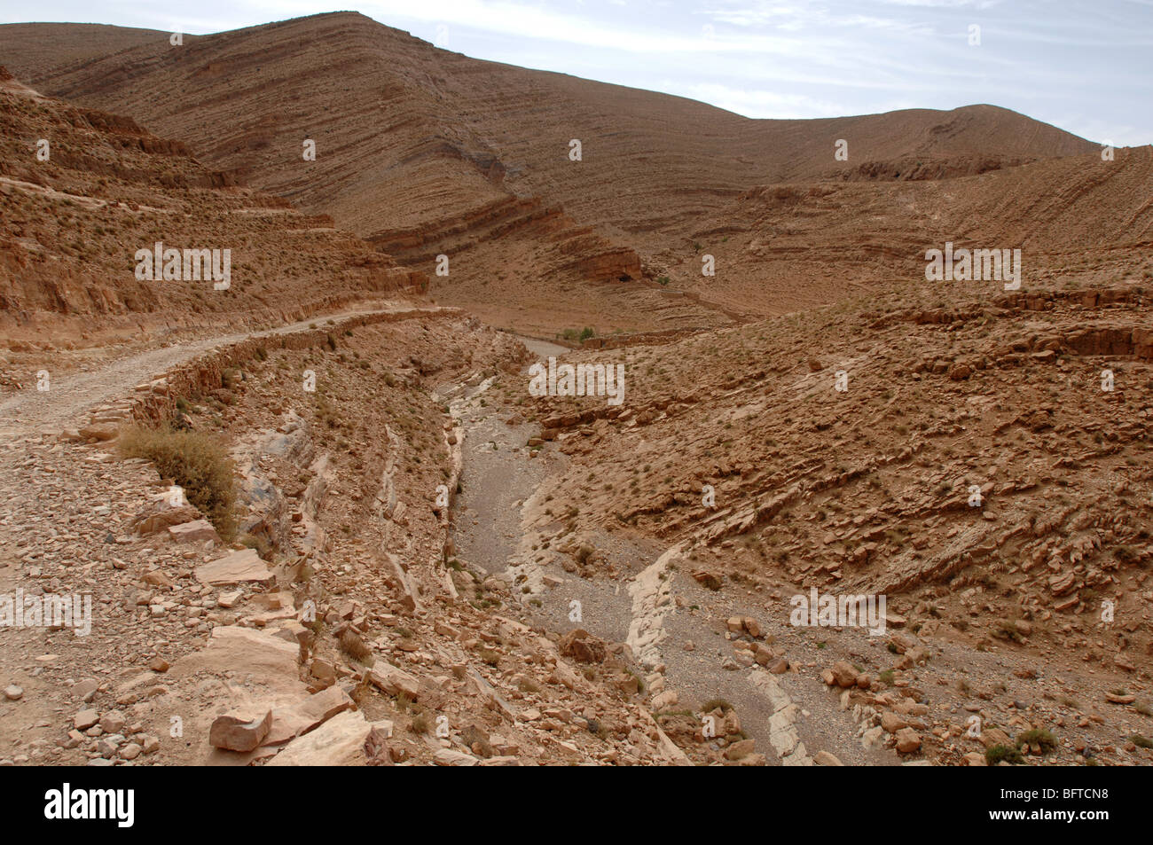 landscape of sahara desert in Morocco Stock Photo - Alamy
