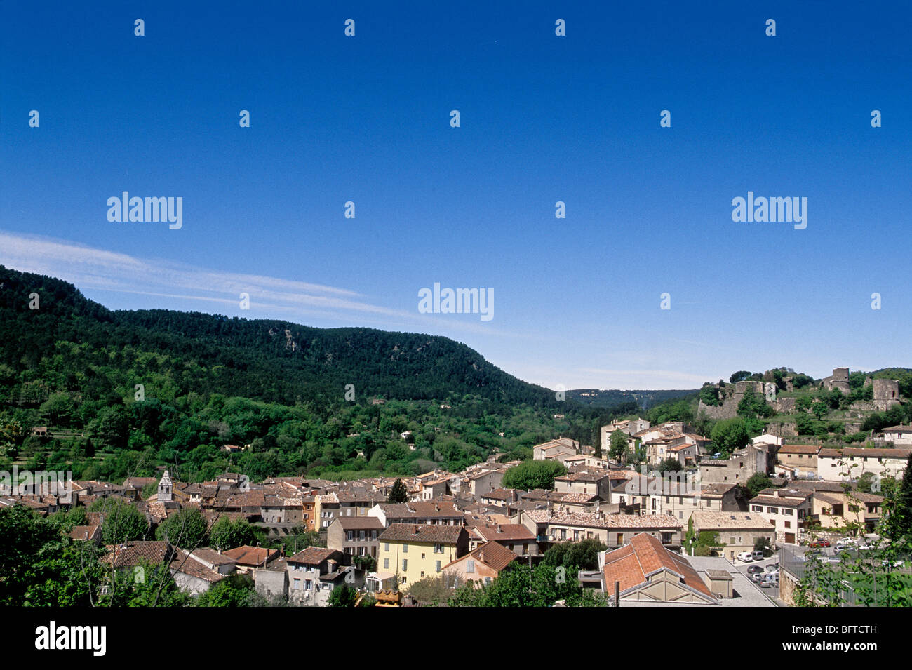 The picturesque Provence village of SAlernes Stock Photo - Alamy