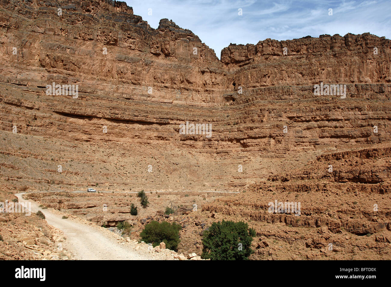 A road view near Sahara desert Border Stock Photo - Alamy