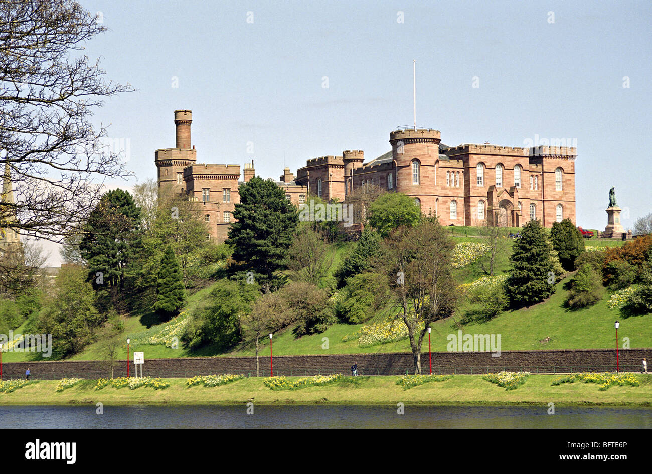Inverness castle scottish highlands scotland uk gb Stock Photo - Alamy