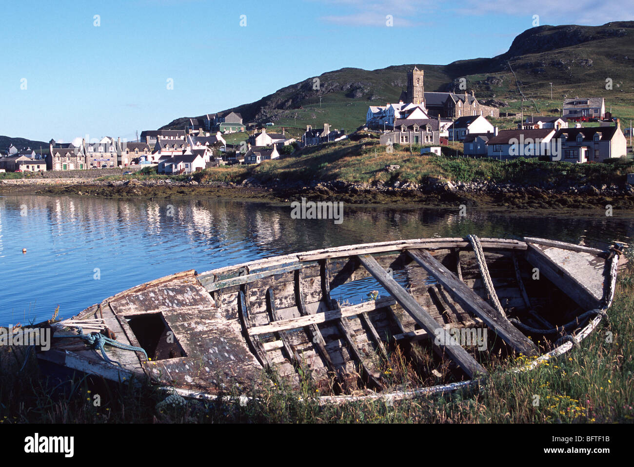 castlebay isle of barra western isles outer hebrides scotland Stock ...