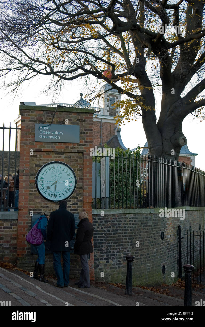 Shepherd gate clock Royal Observatory, Greenwich London England UK ...
