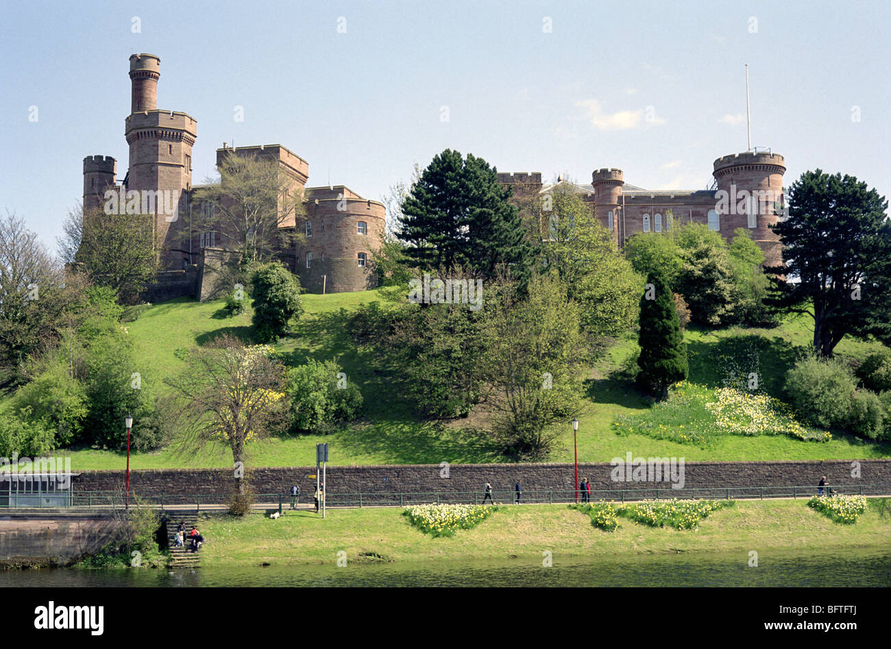 Inverness castle scottish highlands scotland uk gb Stock Photo - Alamy
