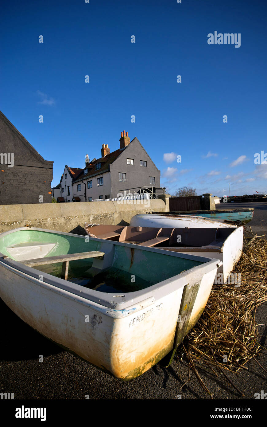 Mudeford Dorset UK Christchurch Harbour Harbor Quay Stock Photo - Alamy
