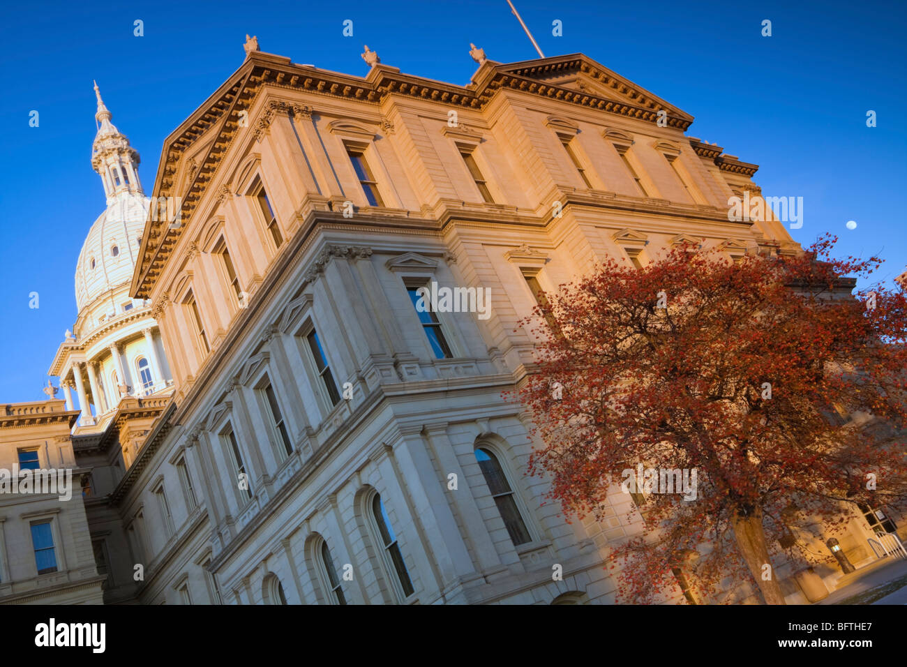 State Capitol of Michigan in Lansing Stock Photo - Alamy