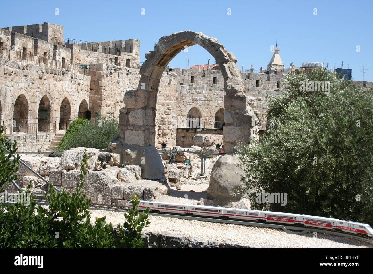 Israel, Jerusalem, The archaeology excavation at the City of David ...