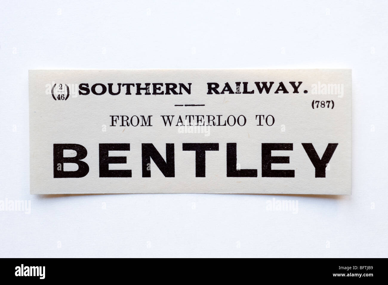 Bentley, luggage label Stock Photo - Alamy