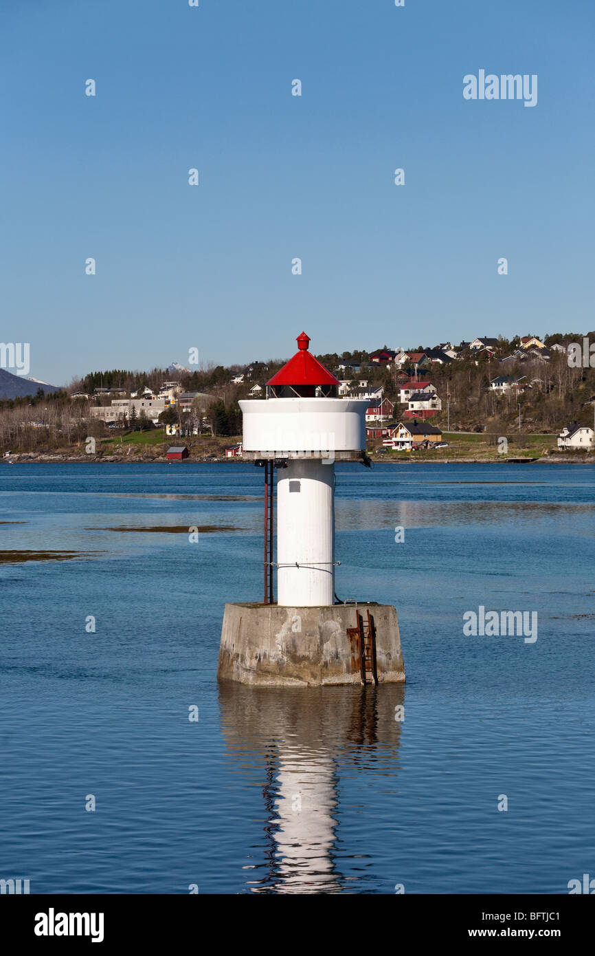 Sea mark and coast landscape Stock Photo - Alamy