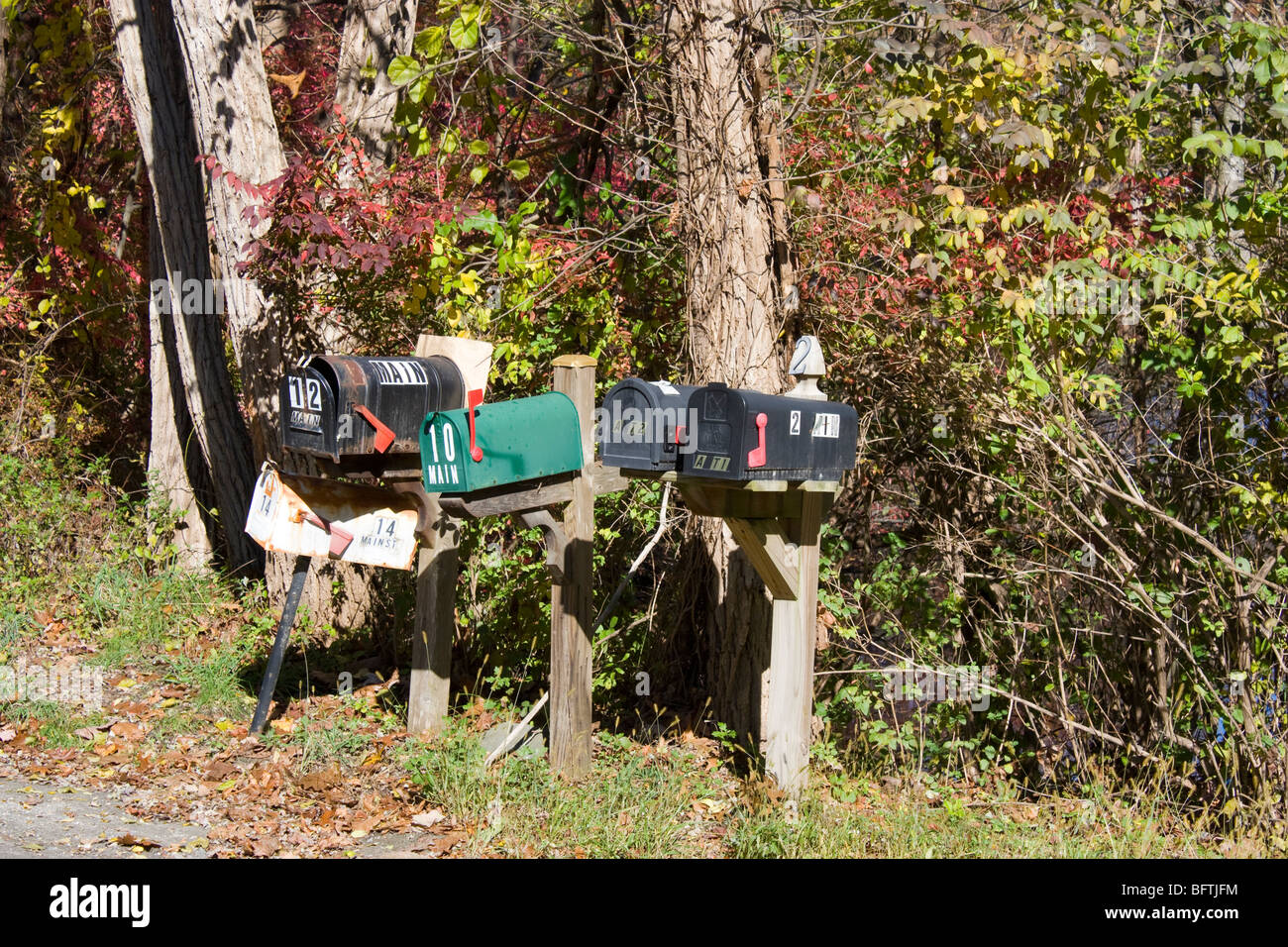 Fall mail box hi-res stock photography and images - Alamy