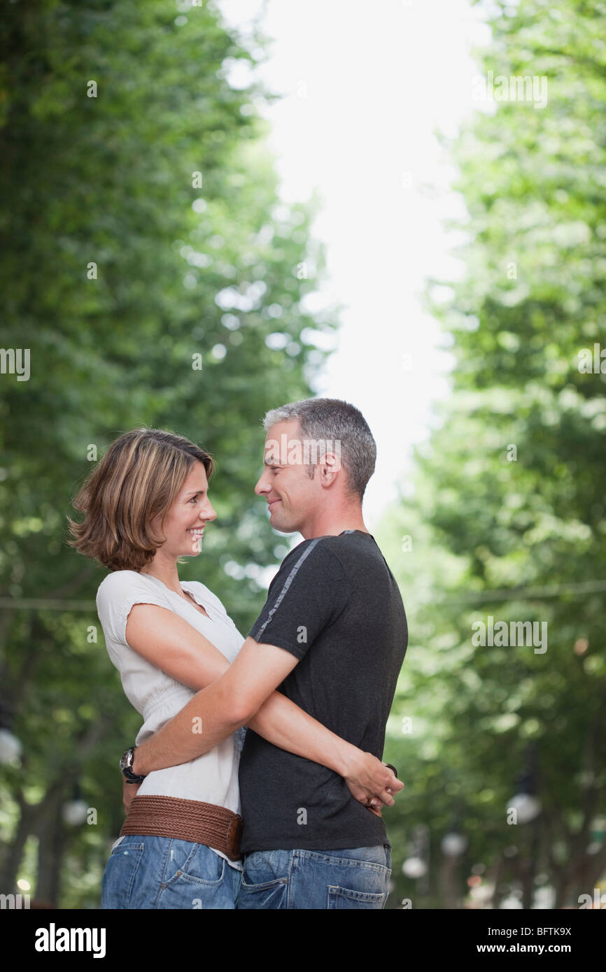 couple embracing each other Stock Photo - Alamy