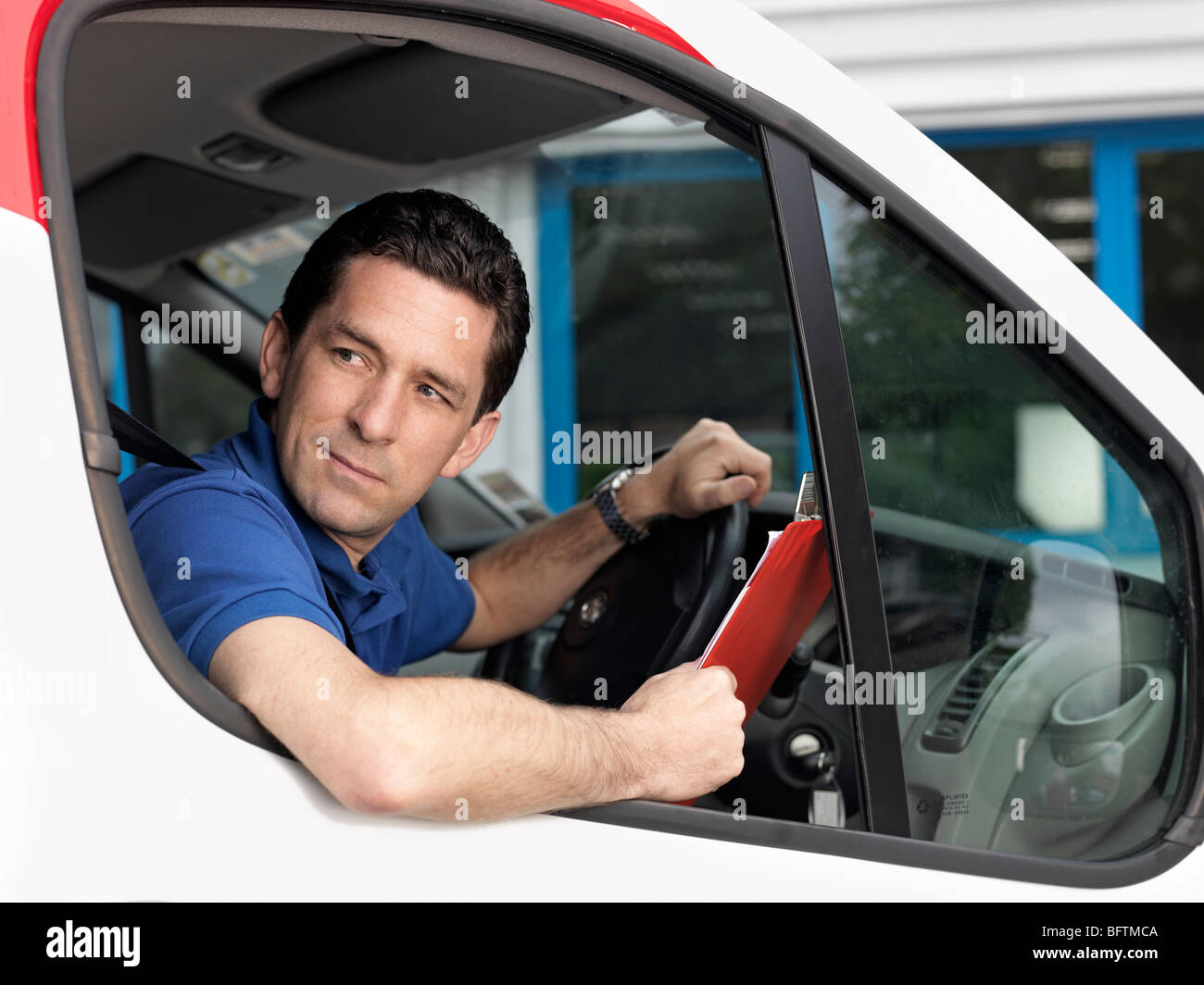 Delivery van driver hi-res stock photography and images - Alamy
