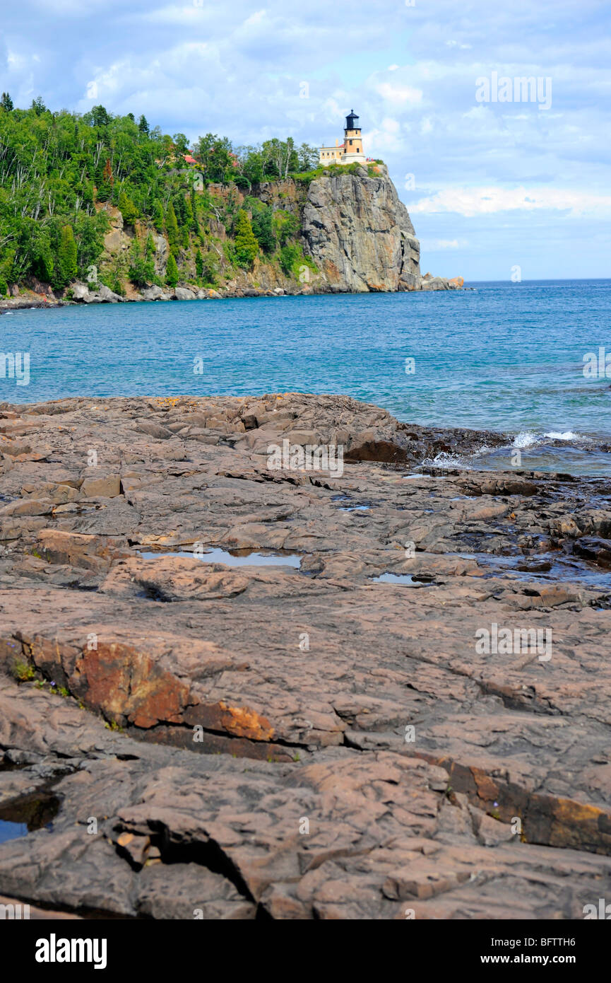 Split Rock Lighthouse State Park near Duluth Minnesota along Lake ...