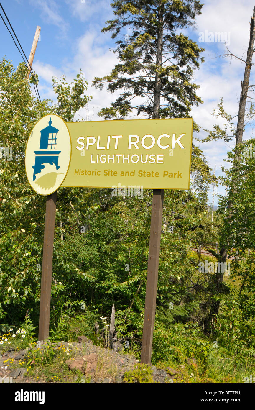 Split Rock Lighthouse State Park near Duluth Minnesota along Lake ...