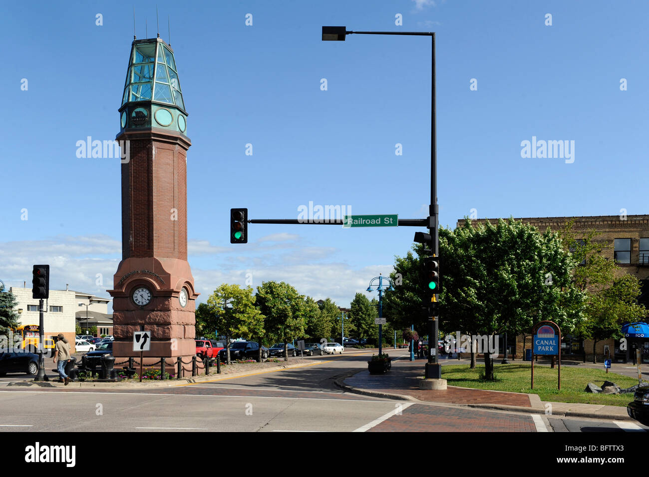 Canal Park area of Downtown area of Duluth Minnesota Stock Photo - Alamy