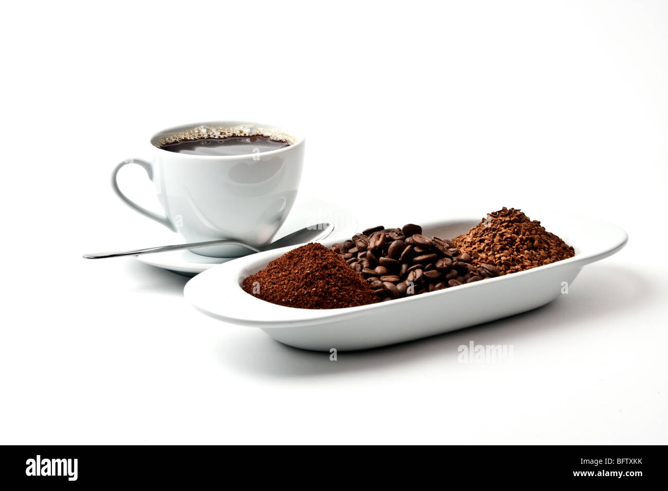 Black instant coffee Cut Out Stock Images & Pictures - Alamy