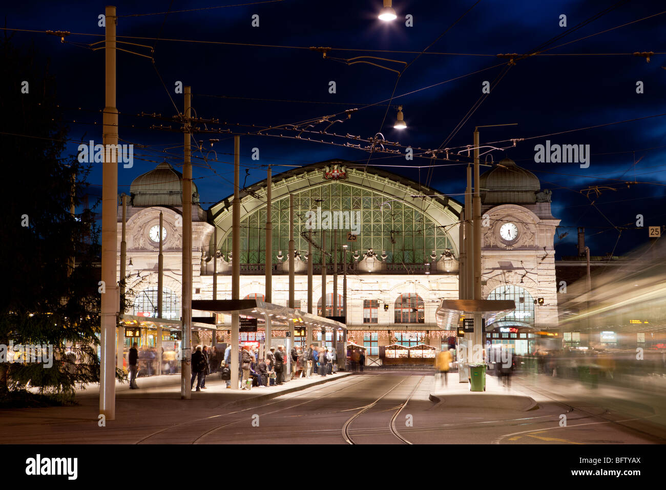 Basel train Station SBB Stock Photo - Alamy