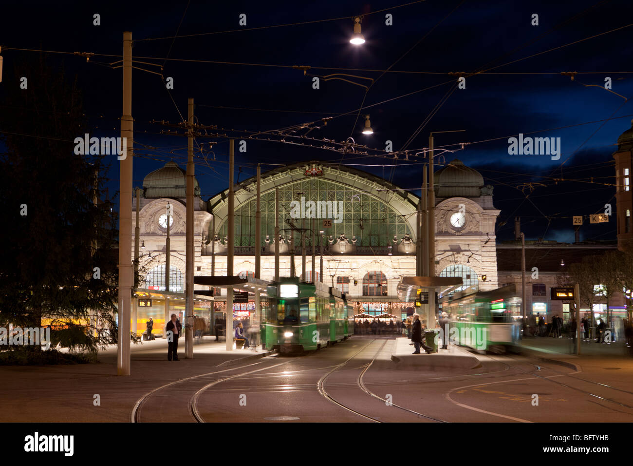 Basel train Station SBB Stock Photo - Alamy