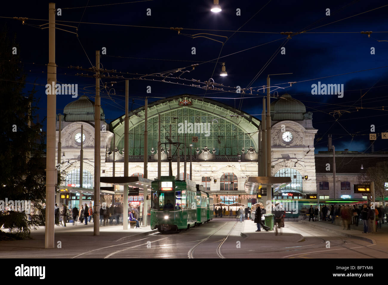 Basel train Station SBB Stock Photo - Alamy