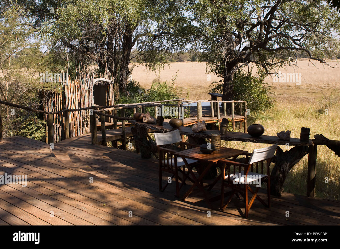 Kapinga Camp, Busanga Plains, Kafue National Park, Zambia Stock Photo ...