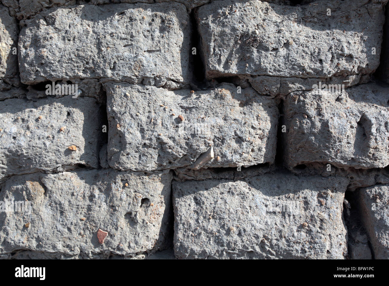 Ancient brick made by sand, glutinous rice, rice husk Stock Photo - Alamy
