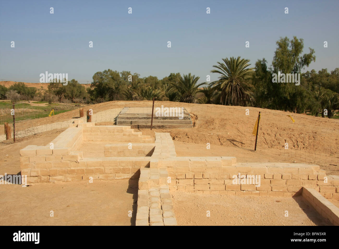Israel, Besor region in the northern Negev. Ein Besor archaeological ...
