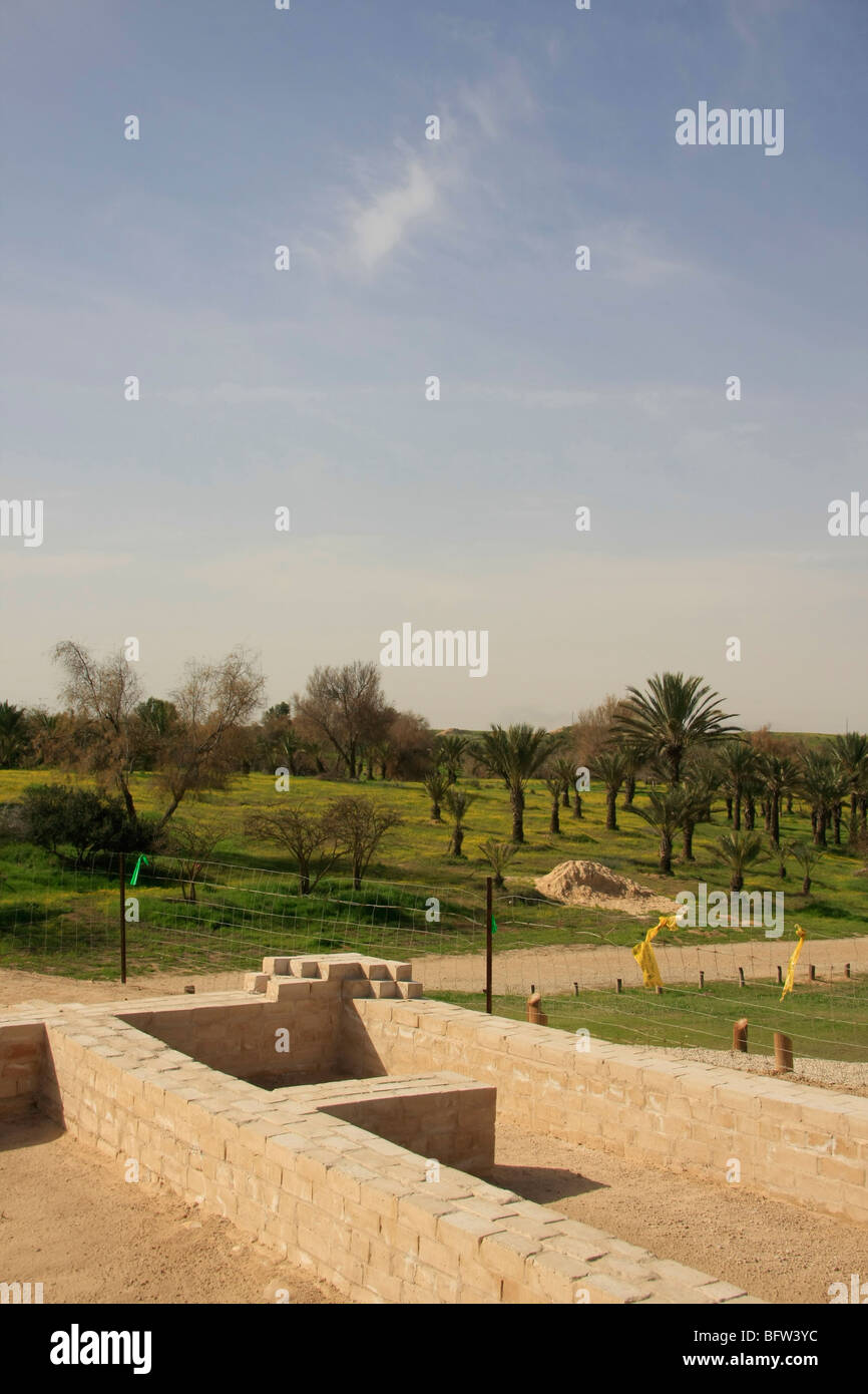 Israel, Besor region in the northern Negev. Ein Besor archaeological ...