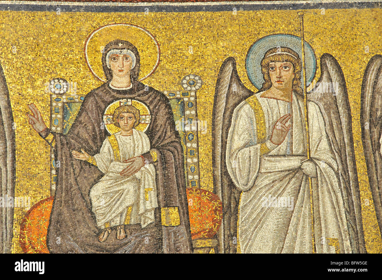 Ancient mosaics jesus christ hi-res stock photography and images - Alamy