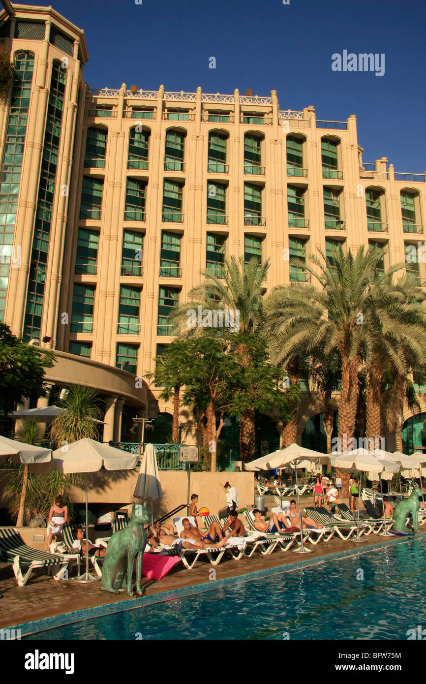 Israel, the Red Sea. Queen of Sheba hotel in Eilat Stock Photo - Alamy