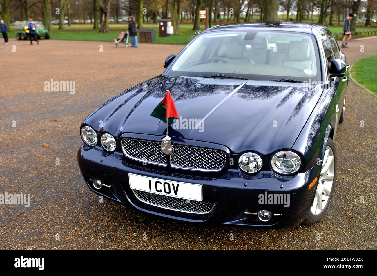 Jaguar XJ Sovereign, Lord Mayor of Coventry`s official car Stock Photo ...
