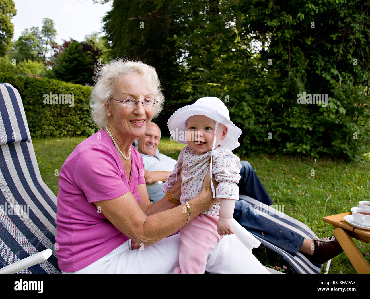 Grandchild horizontal hi-res stock photography and images - Alamy