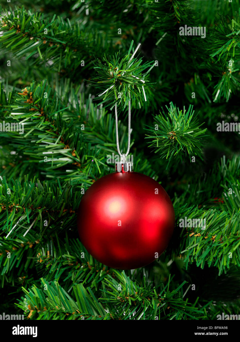 A Christmas ornament hanging on a Christmas tree Stock Photo - Alamy