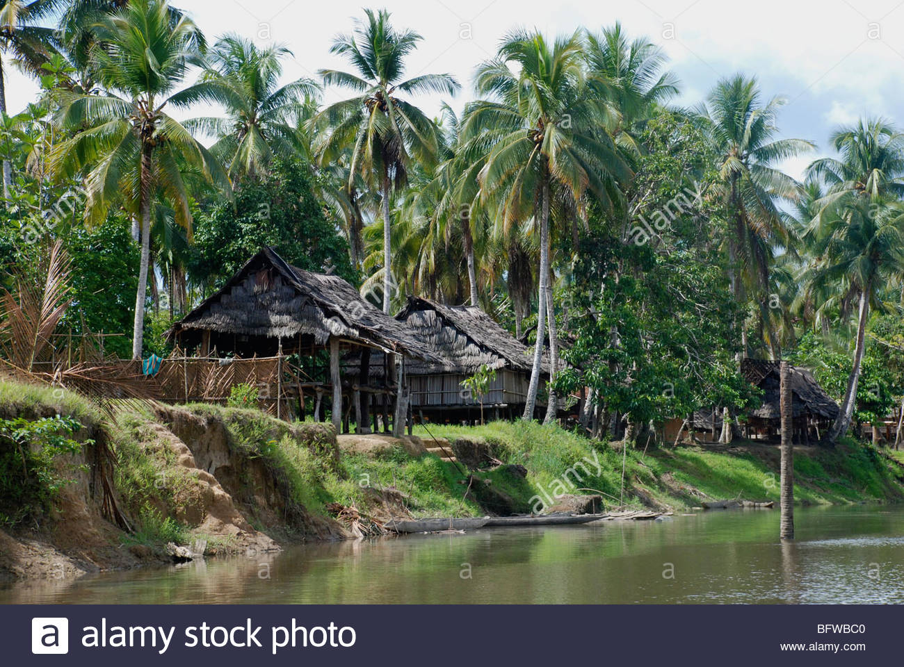 Villages Papua New Guinea Stock Photos & Villages Papua New Guinea ...