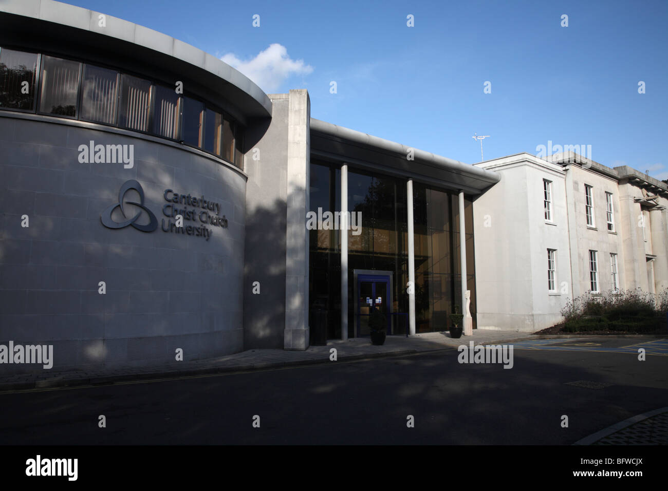 Canterbury Christ Church University Kent England Stock Photo - Alamy