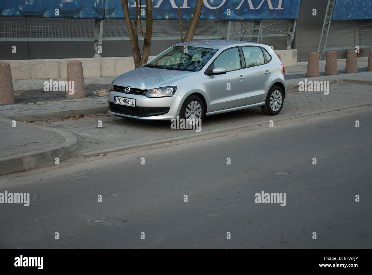 Vw polo silver hatchback hi-res stock photography and images - Alamy