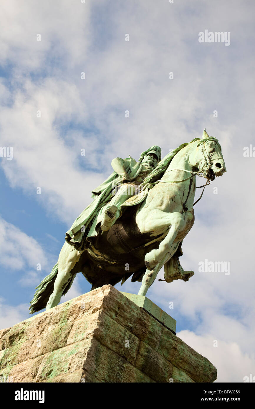 statue of a horse rider Stock Photo - Alamy