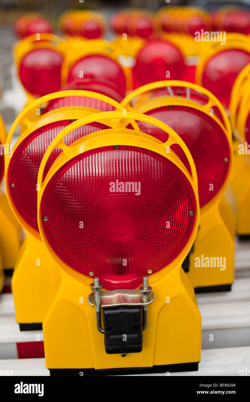 Orange warning lights hi-res stock photography and images - Alamy