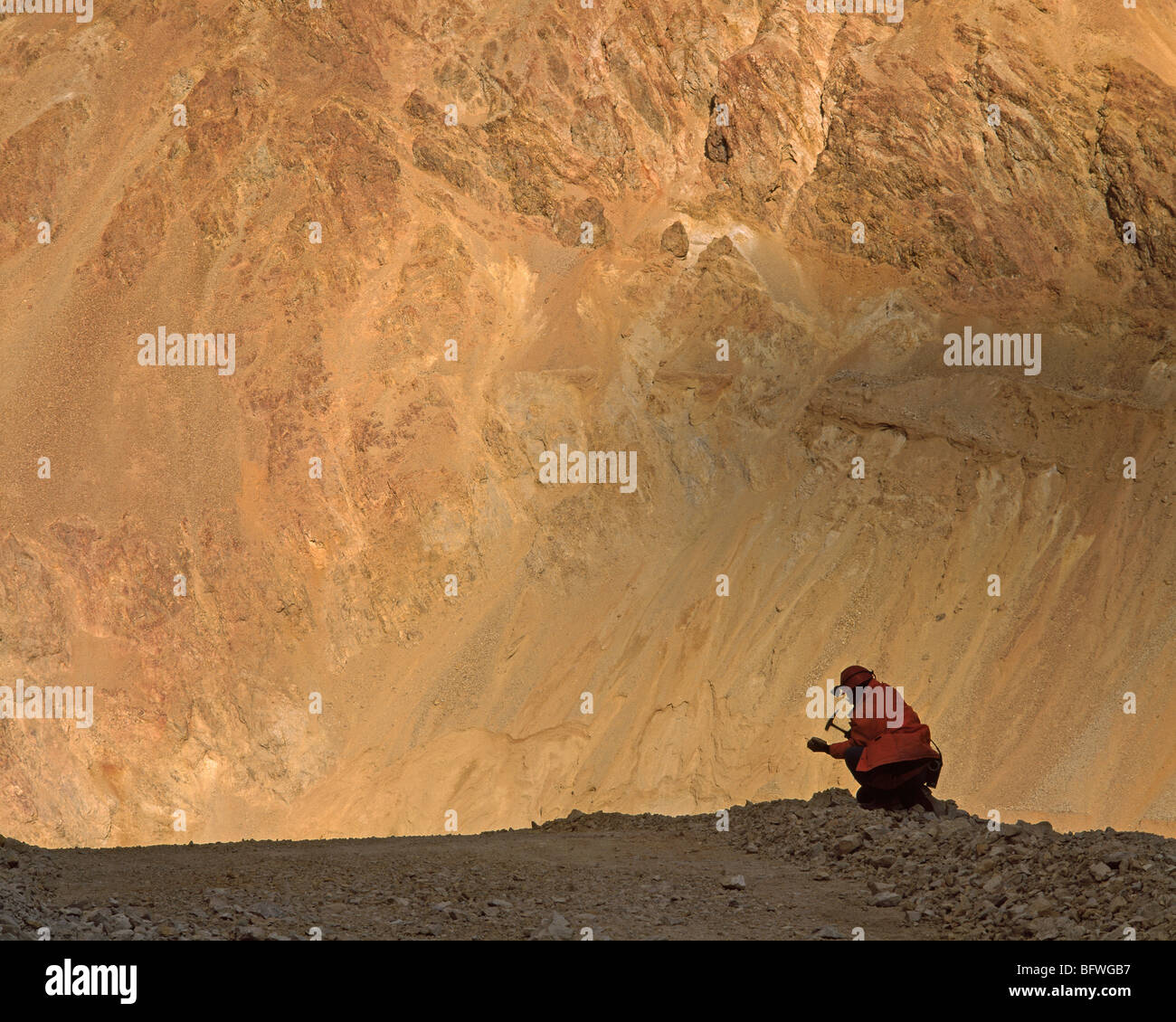 Mining prospector/geologist in Chile Stock Photo - Alamy
