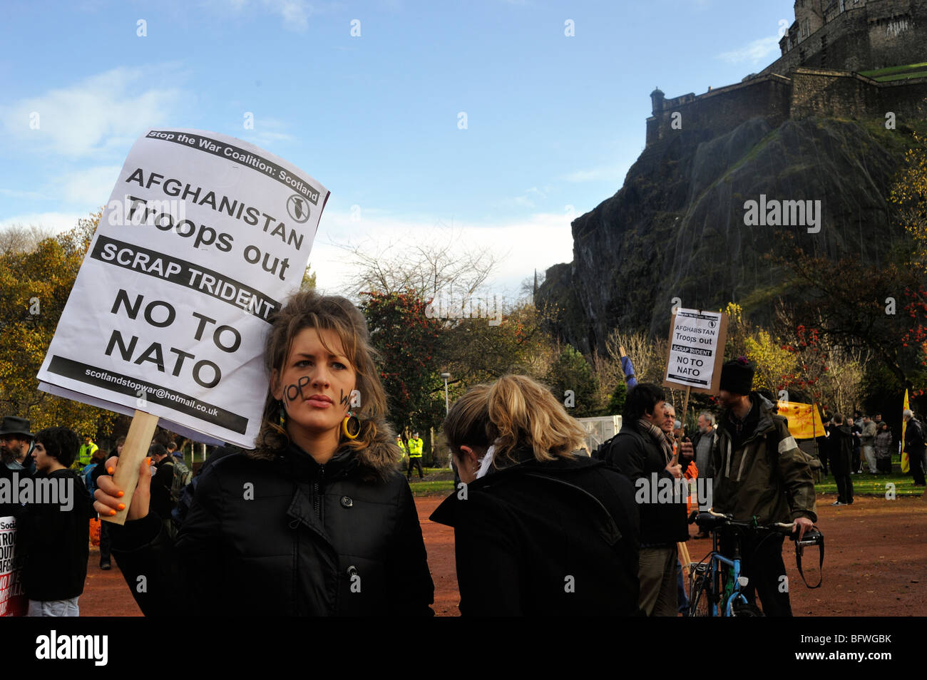 Stop the war protest Stock Photo - Alamy
