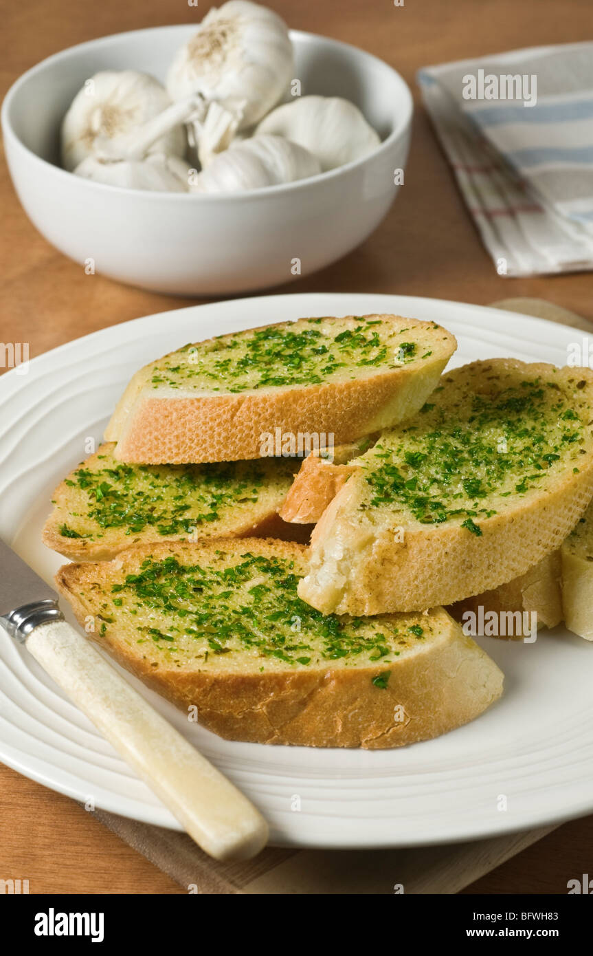 Garlic bread hi-res stock photography and images - Alamy