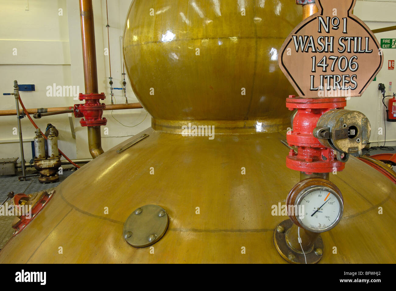 Talisker distillery (single malt whisky), Skye Island, Highlands region ...